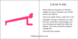 Elbow plank quick & easy routine to improve your core