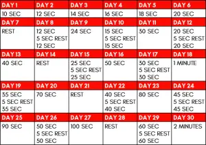 Wall sit challenge - do this every day for improved leg strength