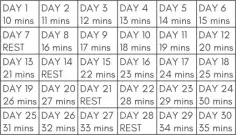 Monthly walking challenge - a year of walking workouts - My Fitness Planner