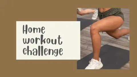 Home workout challenge to get you into the exercise habit