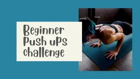 Push up challenge for beginners PDF for upper body strength