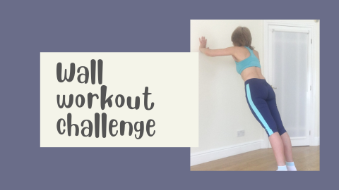 Wall workout challenge that you can do anywhere