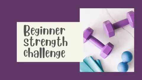 30 day strength challenge for beginners - My Fitness Planner