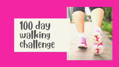 100 day walking challenge - with printable PDF