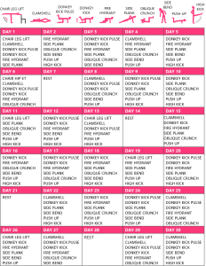 March workout challenge - My Fitness Planner