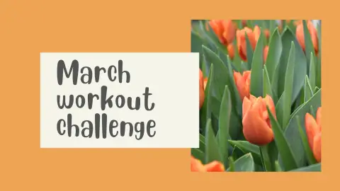 March workout challenge - My Fitness Planner